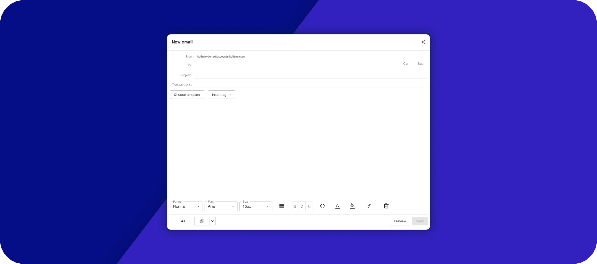 New Text Editor | Kolleno