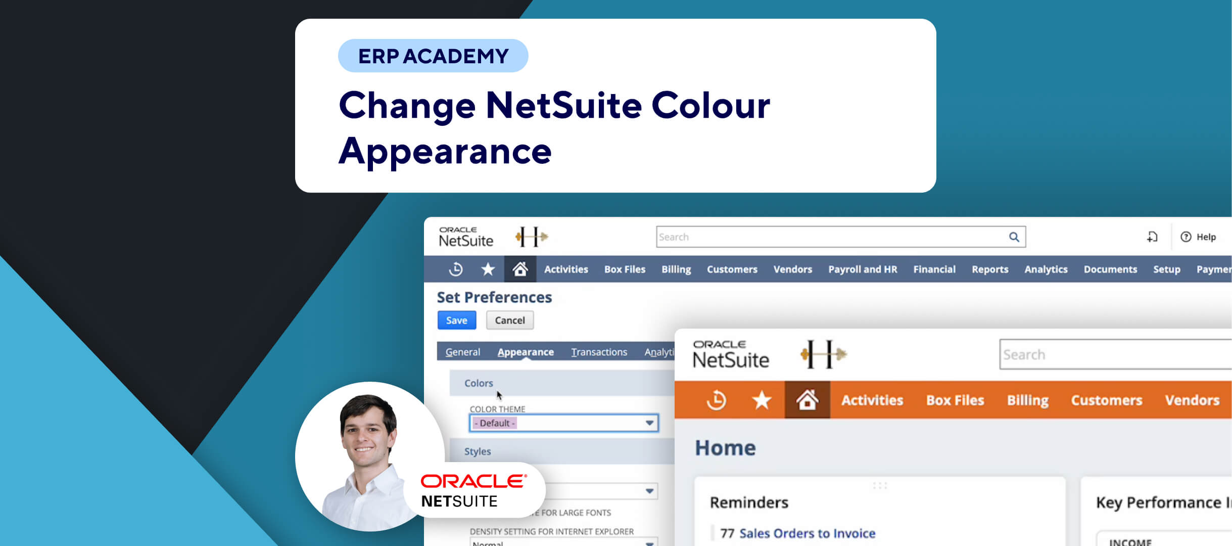 How to change NetSuite color appearance? | Kolleno