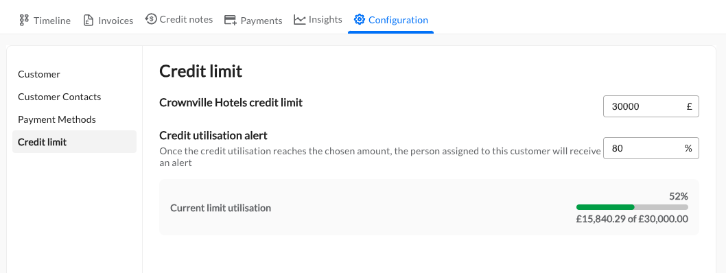 Credit Limits and Credit Notes Refunds | Kolleno
