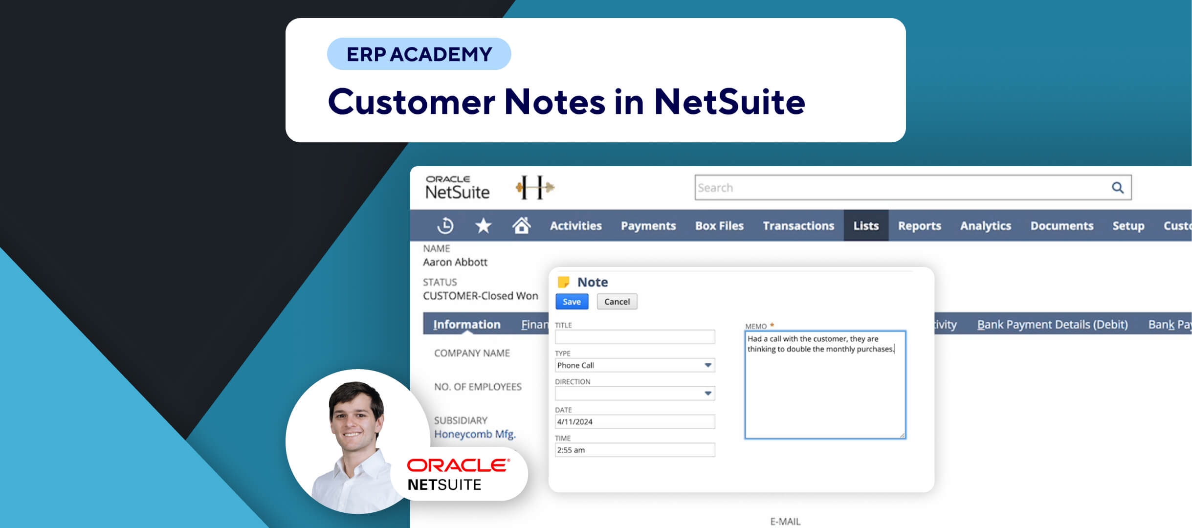 How to Log Notes to existing Customers? | Kolleno