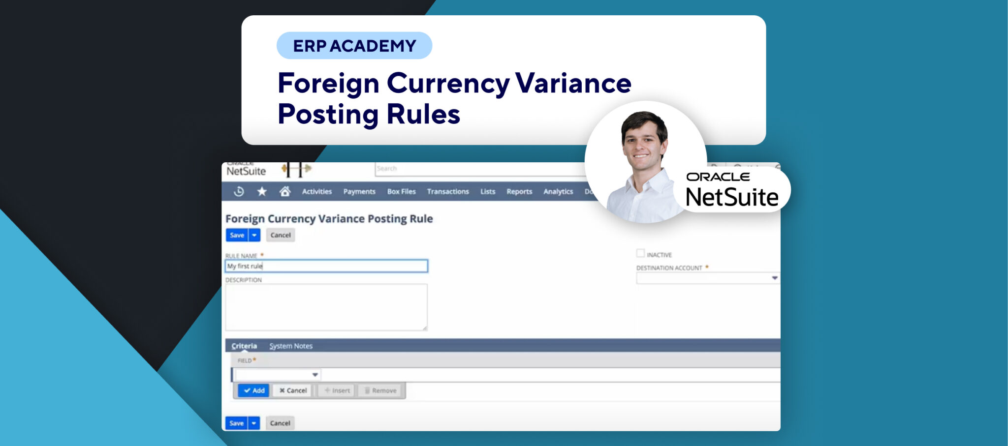 Creating a New Account in NetSuite | Kolleno