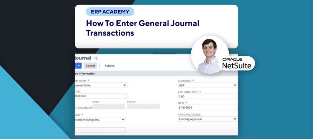 Modify Journal Entries in NetSuite | Kolleno